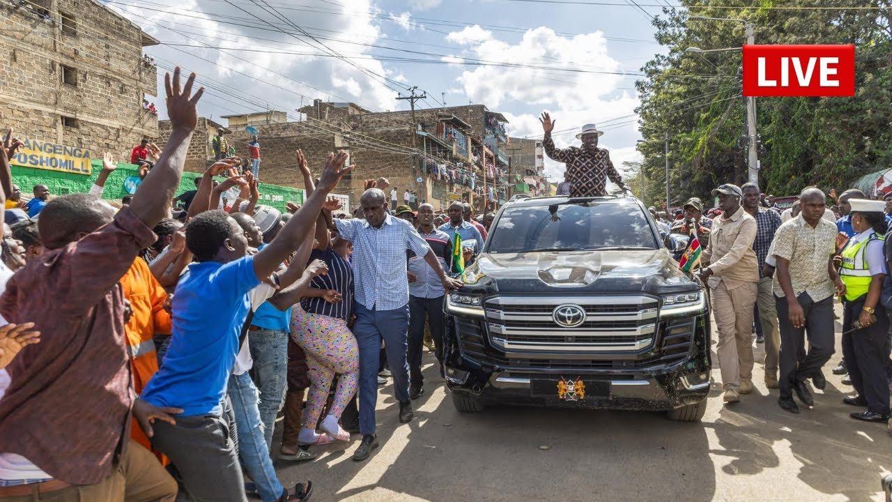 LIVE: PRESIDENT RUTO NOW IN KAWANGWARE - YouTube