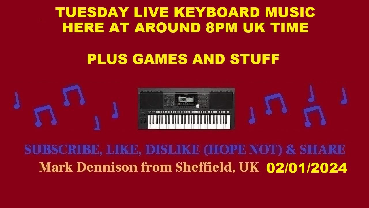 Keyboard Live Stream Late Show !!!!!! - YouTube