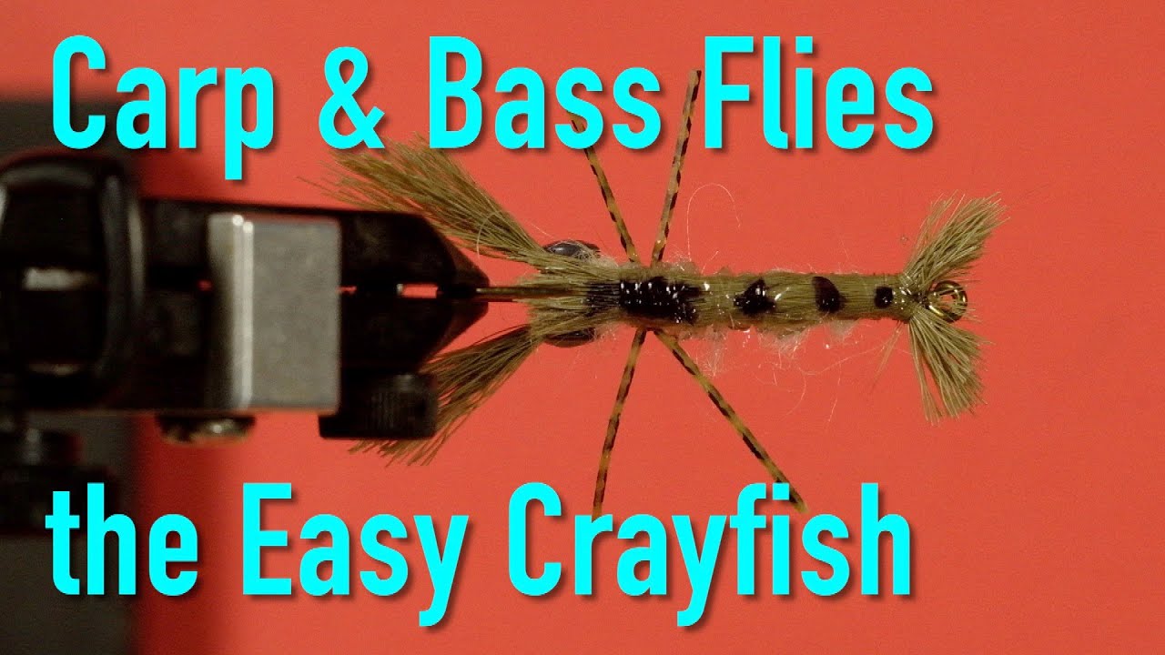 Carp and Bass Flies: the Easy Crayfish pattern - YouTube