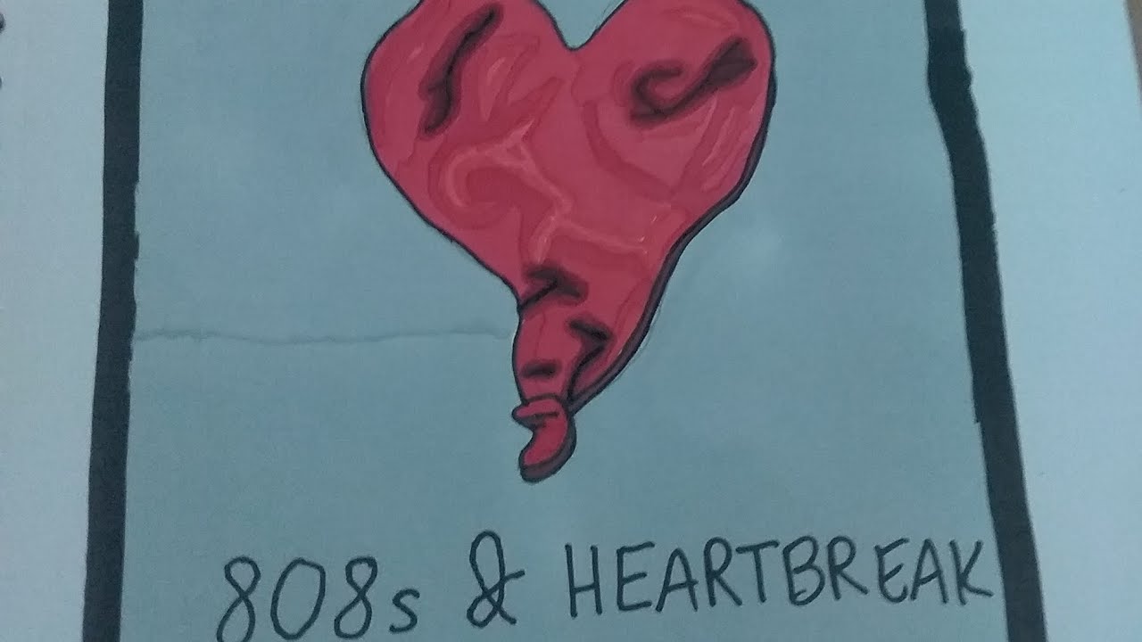 808s & HEARTBREAK album cover design! - YouTube