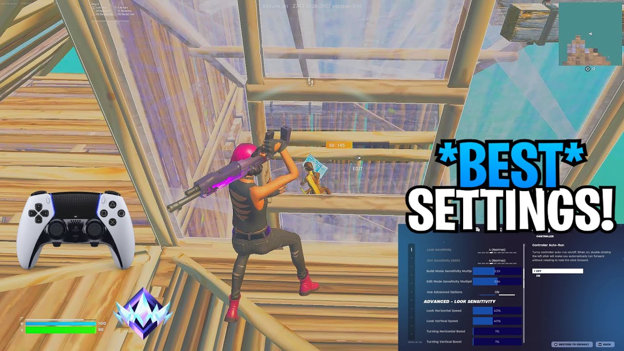 new best unreal ranked reload controller settings + gameplay fortnite ...