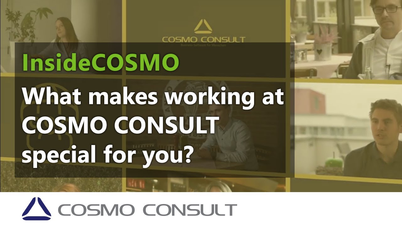 InsideCOSMO: What makes working at COSMO CONSULT special for you? - YouTube