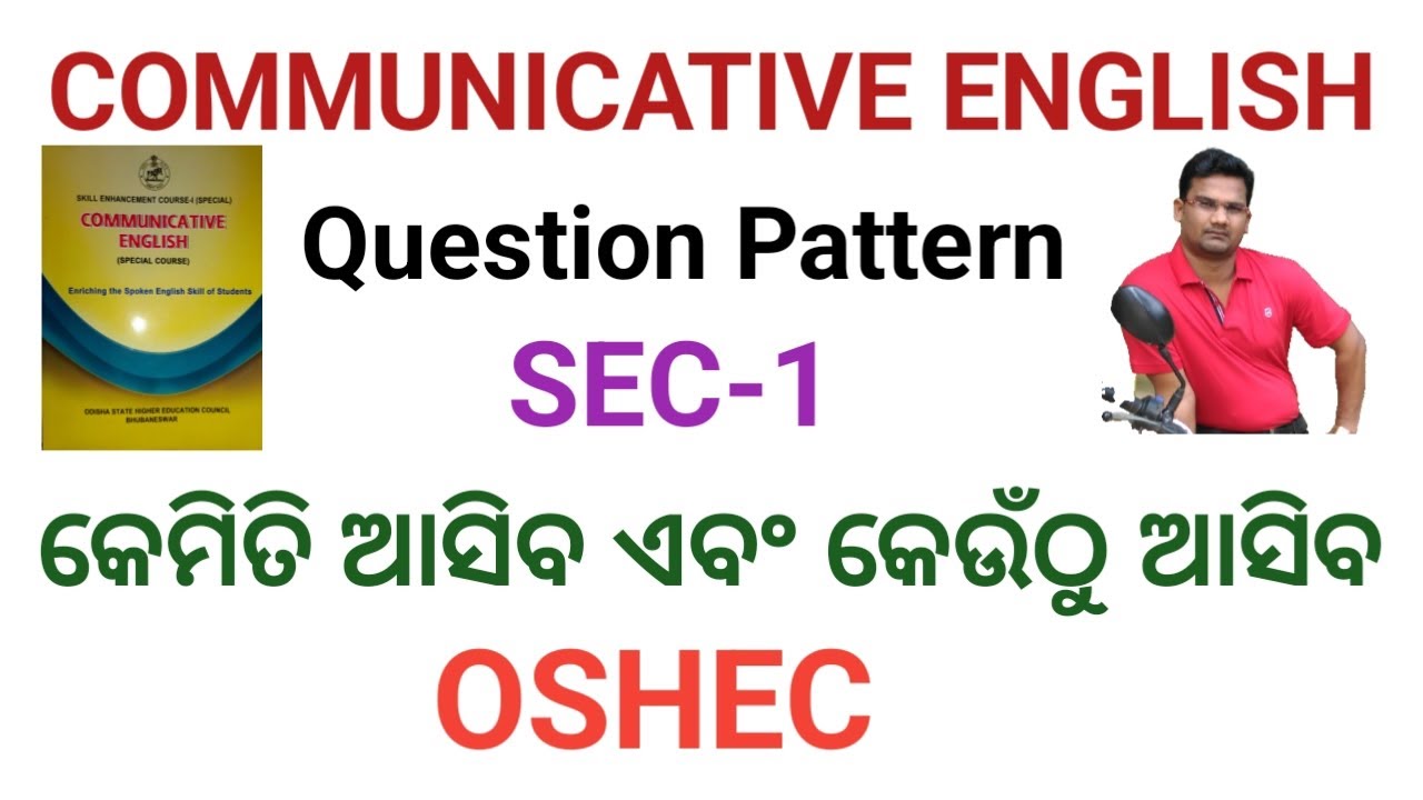 Communicative English Question Pattern - YouTube