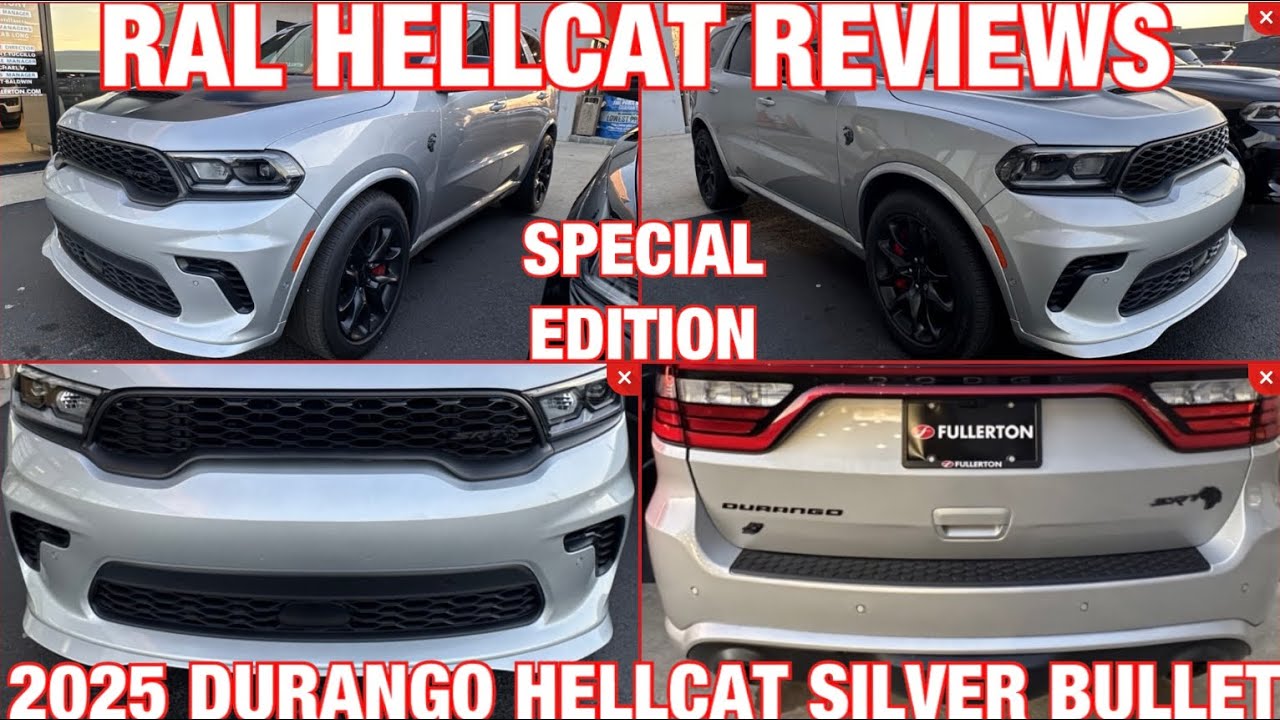 2025 DODGE DURANGO HELLCAT SILVER BULLET REVIEW Special Edition -From a ...