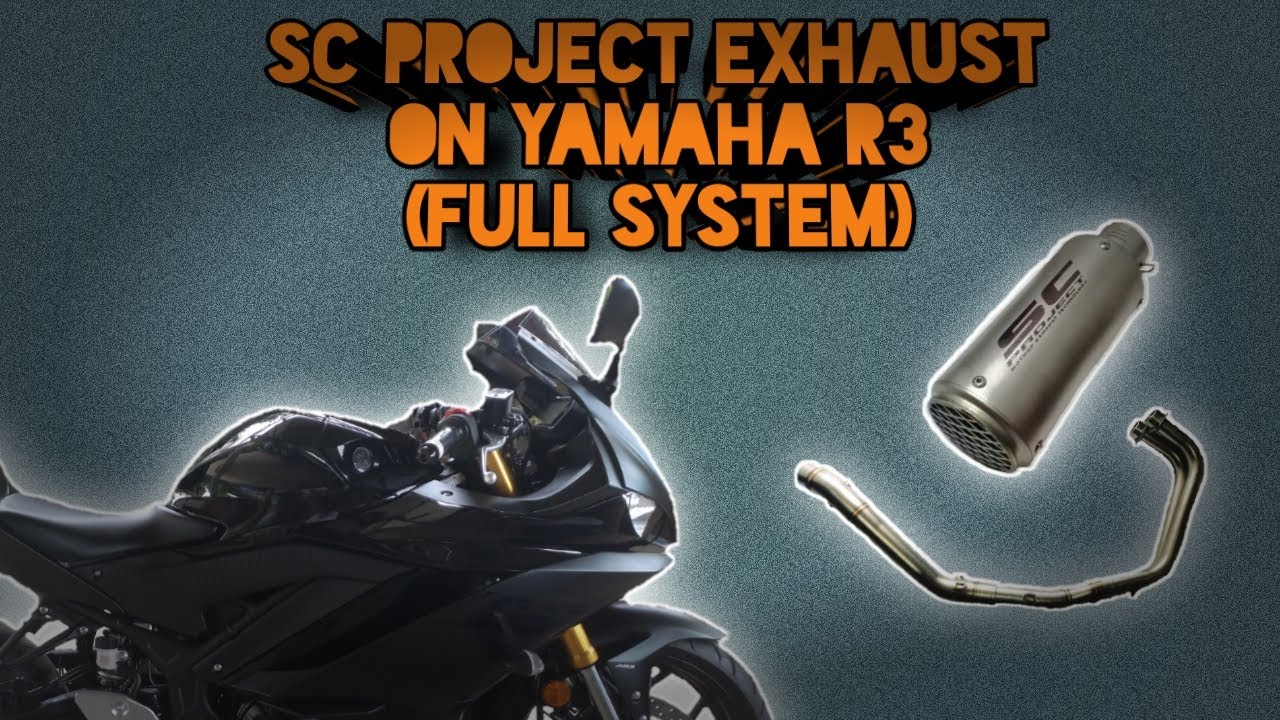 SC PROJECT EXHAUST PIPE INSTALLED ON YAMAHA R3 FULL SYSTEM (BAKIT SILA ...