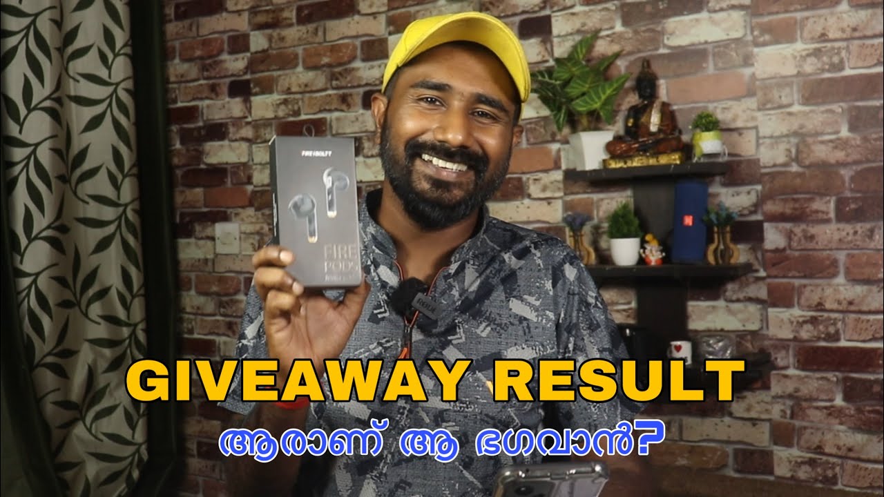 🛑🛑GiveAway Result!🛑🛑 Fireboltt FirePods Ninja G301 Deepak J Bhasi - YouTube