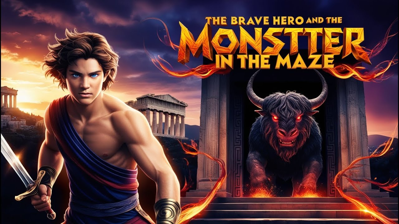Theseus vs. Minotaur: Epic Greek Myth for Kids, Animated Stories & More ...