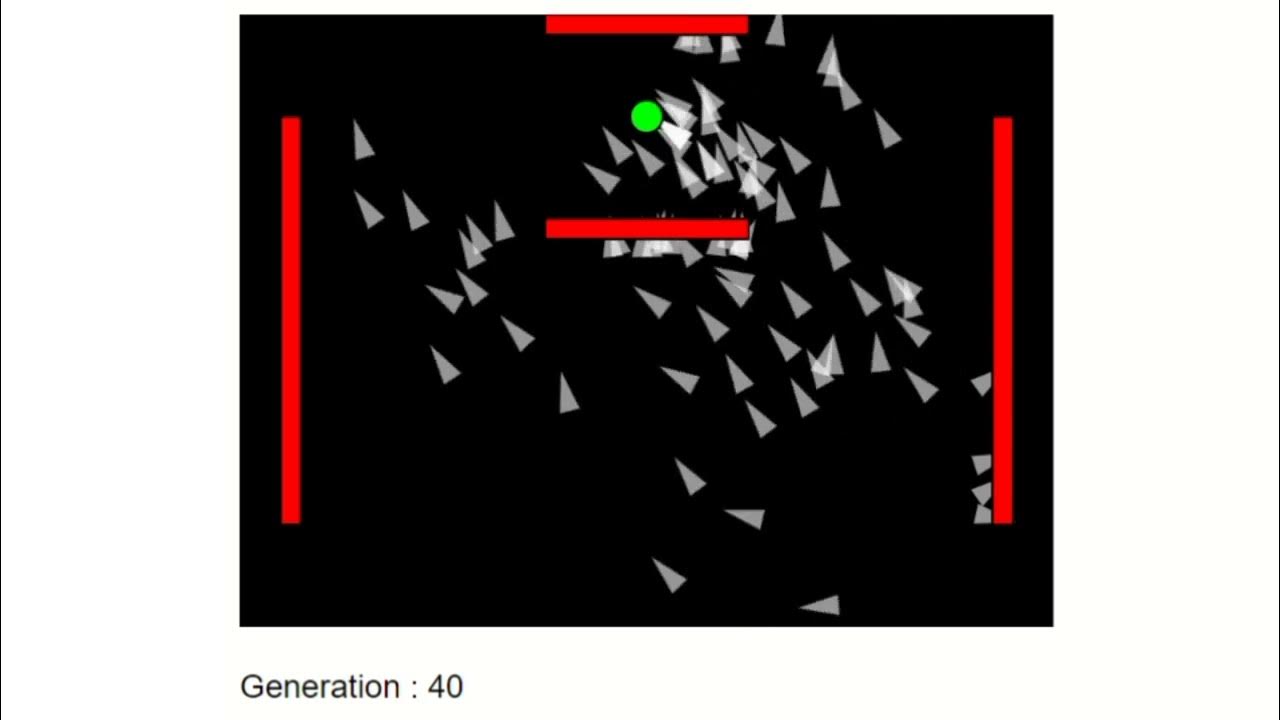 Genetic Algorithm (Gen-70) | AI solves maze - YouTube