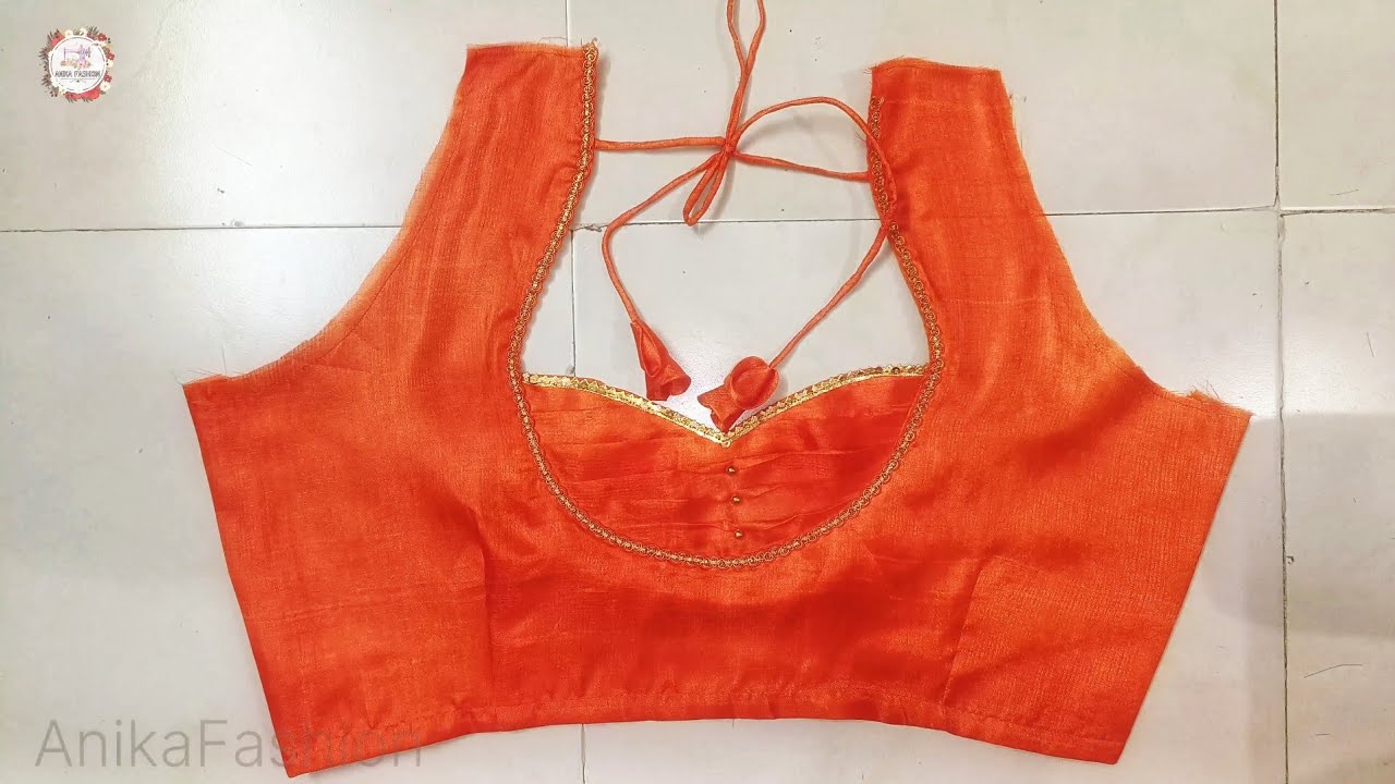 Modern Blouse Back Neck design | Blouse ki Design | Simple and Easy ...