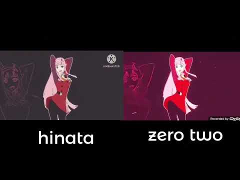 zero two vs zero two hinata my photo kinemaster - YouTube