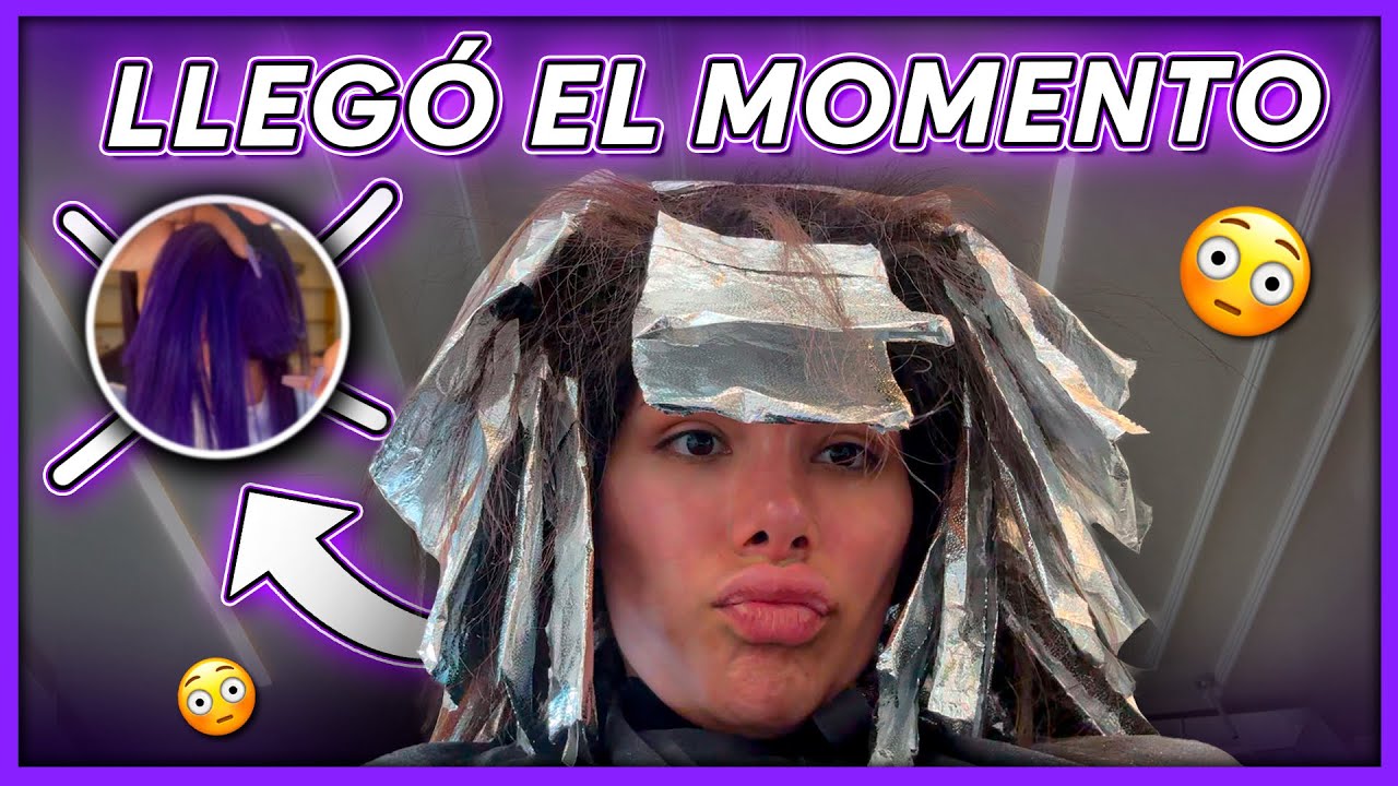 ME PINTO EL CABELLO DE MORADO💜💇🏻‍♀️// ALEXA TORREX - YouTube