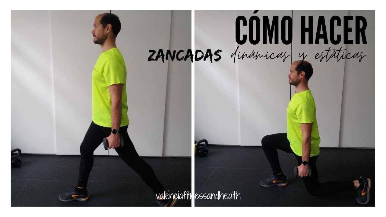 🔥 Tipos de ZANCADAS | Zancadas DINÁMICAS y zancadas ESTÁTICAS - YouTube