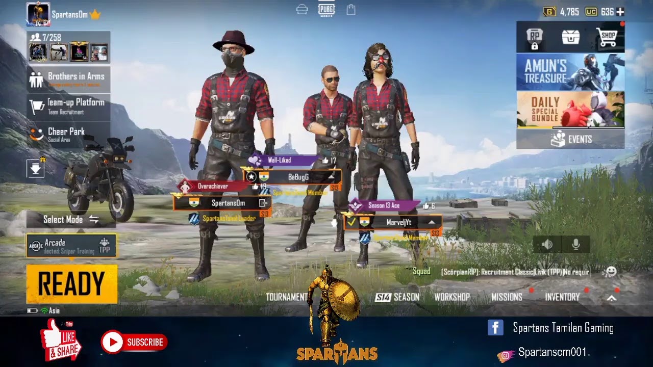 Pubg Tamil Live || Spartans Tamilan Gaming || Fun Game Play - YouTube