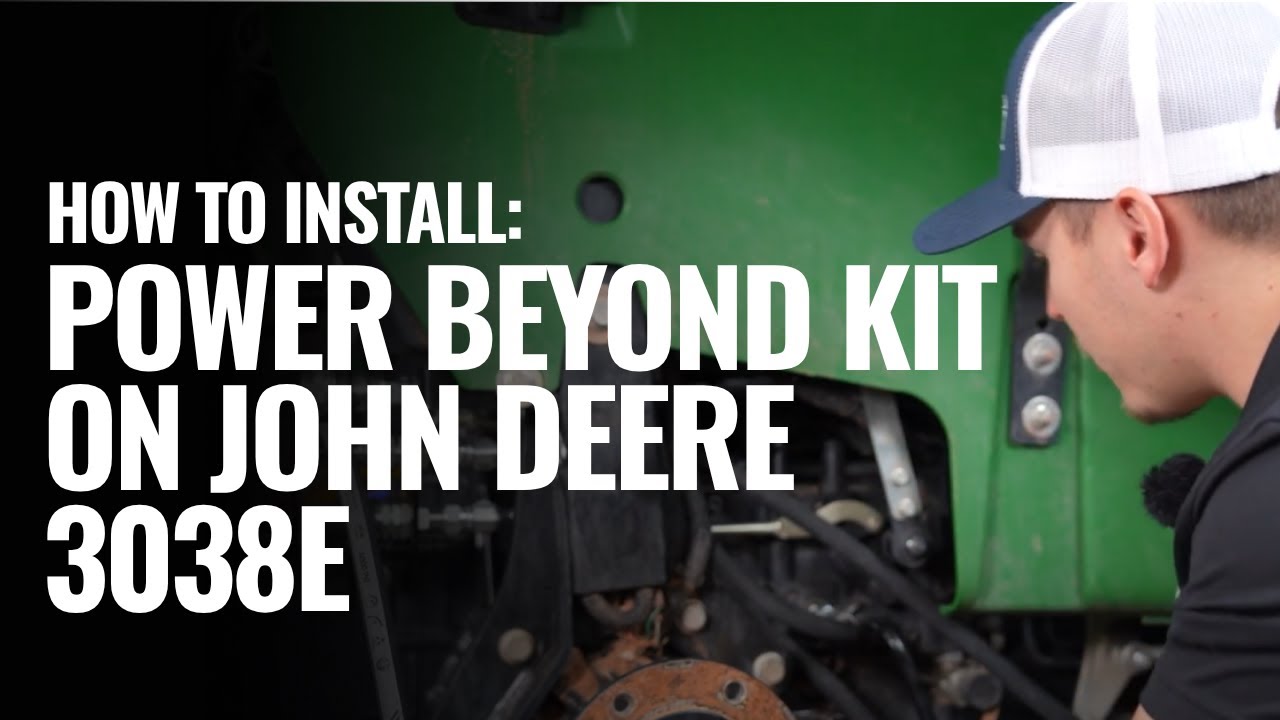 John Deere 3038E Power Beyond Kit Installation - YouTube