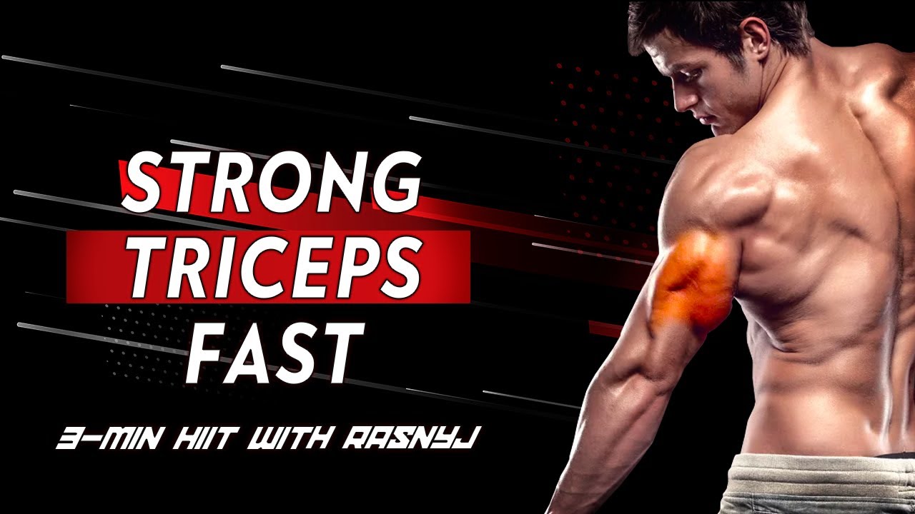 Build Strong Triceps Fast and Effective | 3-MIN Hiit With Rasnyj - YouTube