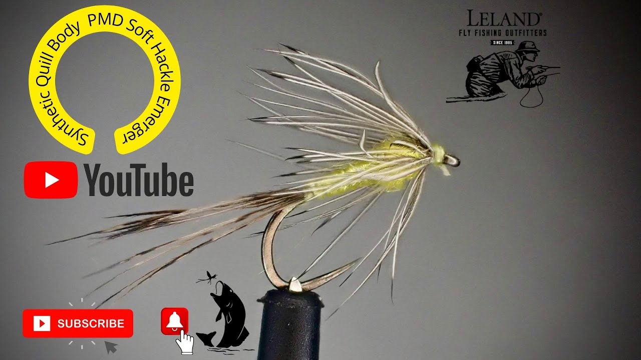 Synthetic Quill PMD Soft Hackle Emerger Pattern - YouTube