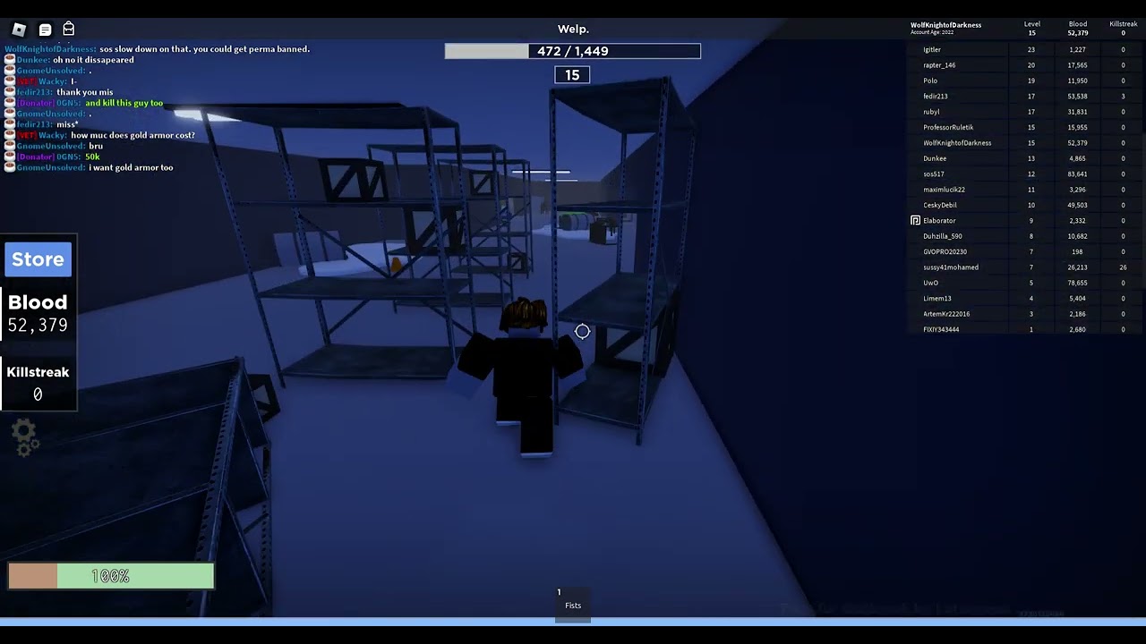 Roblox Transfur Outbreak someone's got blood to spare and an exploiter ...