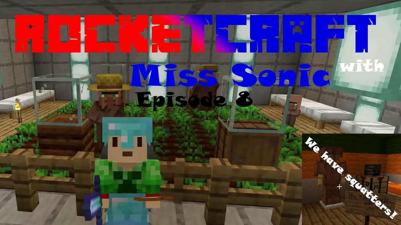 VILLAGERS ON TOUR, BANK VAULTS AND SQUATTERS! Rocketcraft Episode 8 ...