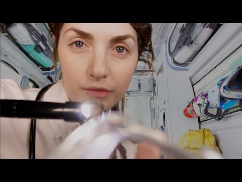 ASMR Ambulance | Loss of Consciousness (soft spoken medical role play ...