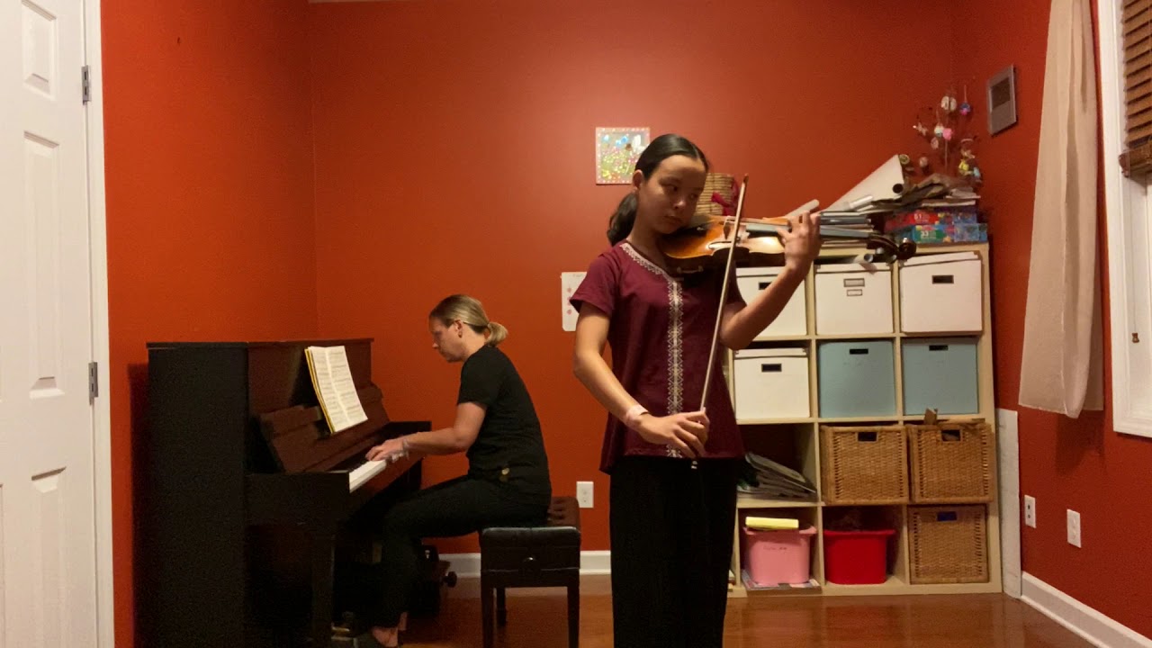 Maya Liu playing Violin Concerto No 2 in d-minor, Op. 22, I. Allegro ...