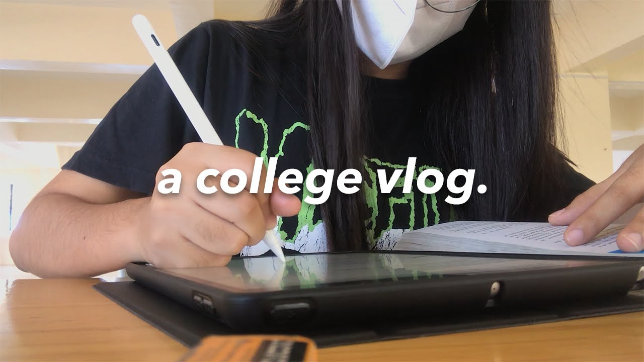 college study vlog💻 | studying for quizzes and exams, weekend studying ...