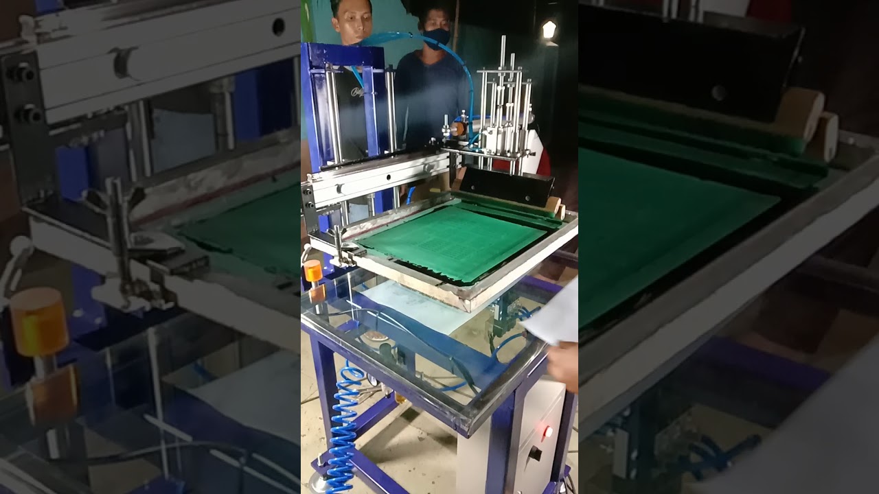 Mesin sablon plastik,telp :081314649519 - YouTube