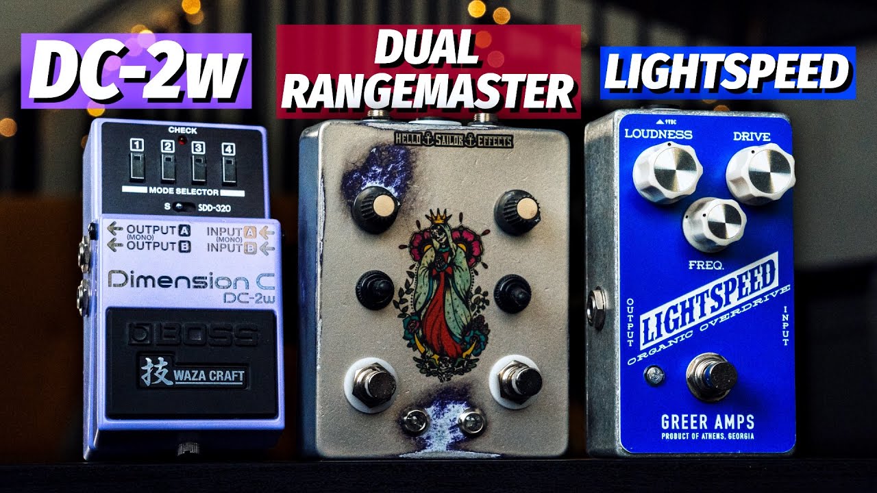 Hello Sailor Dual Rangemaster, Boss DC-2w & Greer Amps Lightspeed ...
