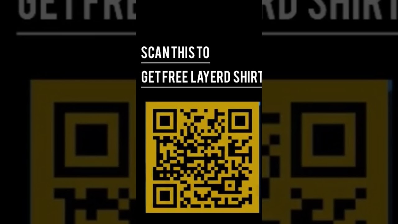 Scan this for free layered clothing in roblox thanks (sharkblox for qr ...