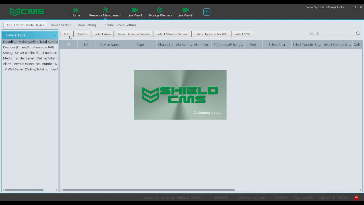 SCMS - Create Area and Add Device - YouTube