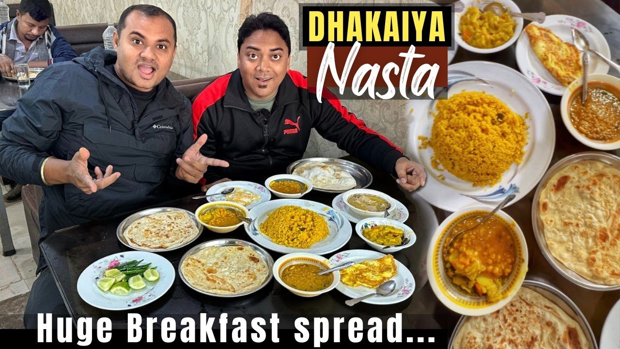 We tried huge breakfast spread in Dhaka ft. @FoodFatafat | Dhakaiya ...