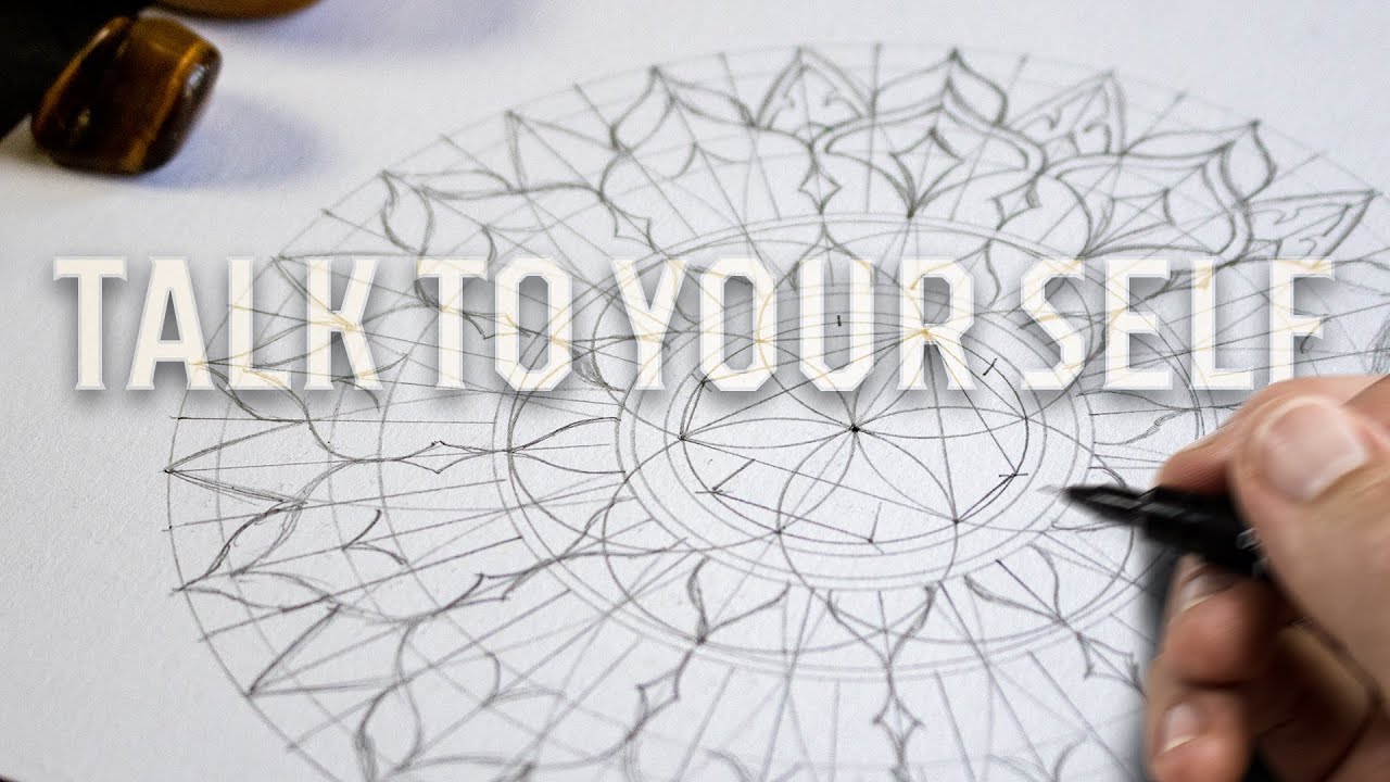 You're a collection of your selves Drawing a mandala - YouTube