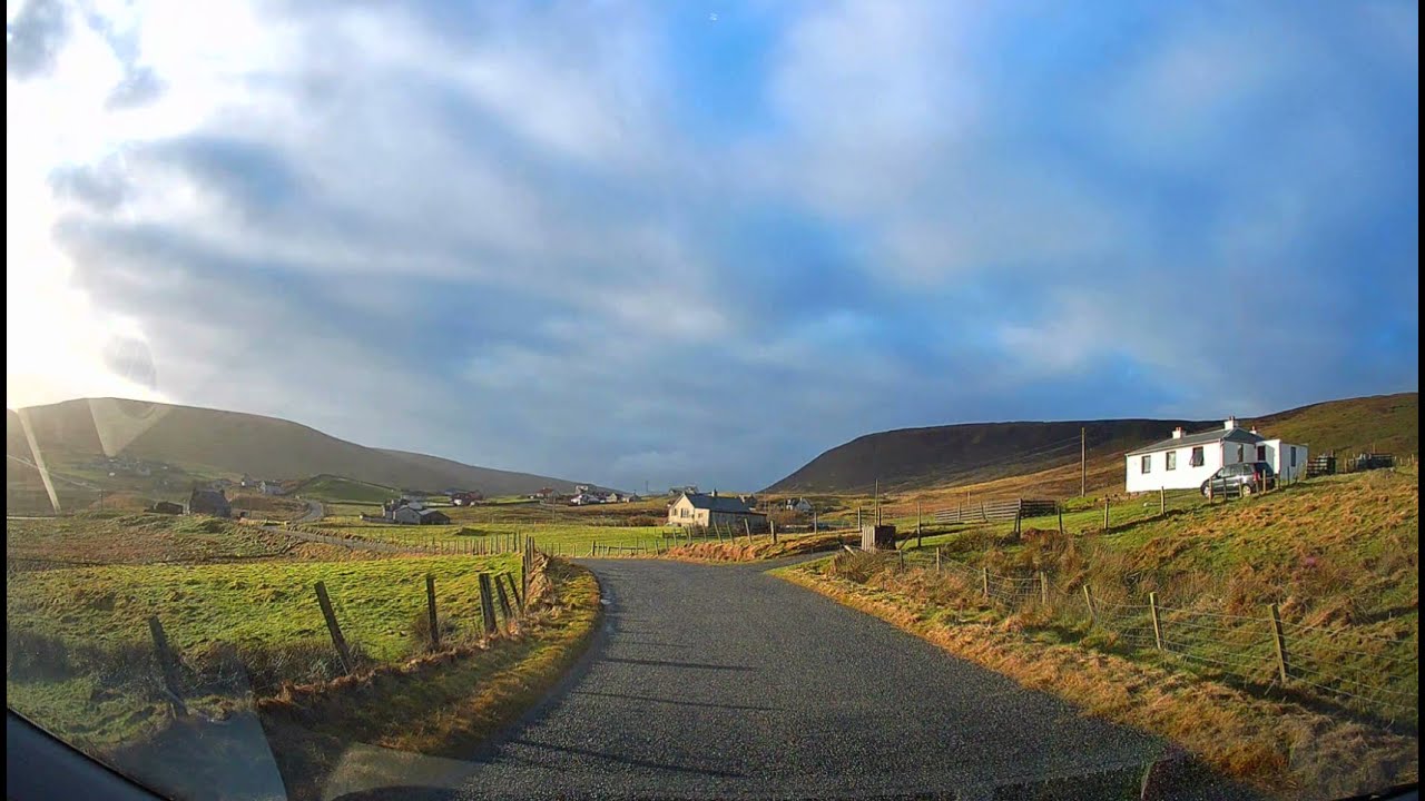 Quarff - Driving in the Shetland Islands - YouTube