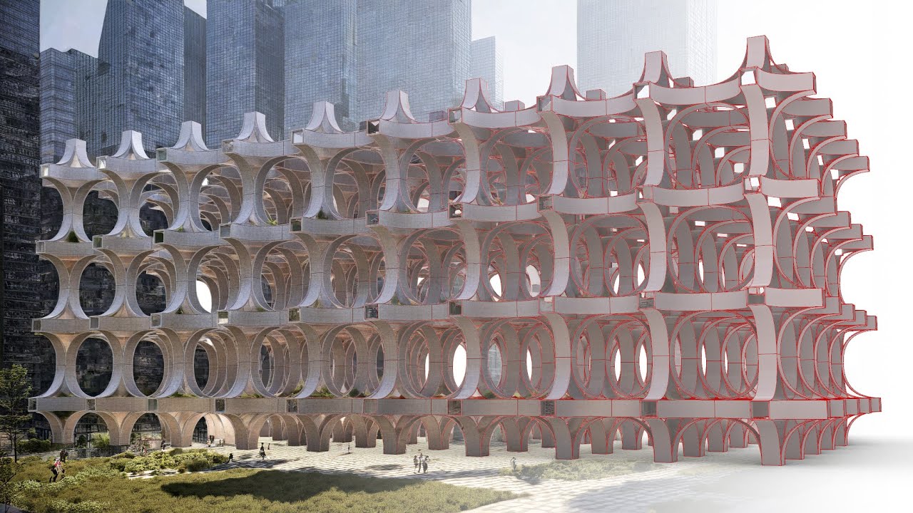 [Grasshopper] Pattern model combining rhombuses and curved shapes [Data ...