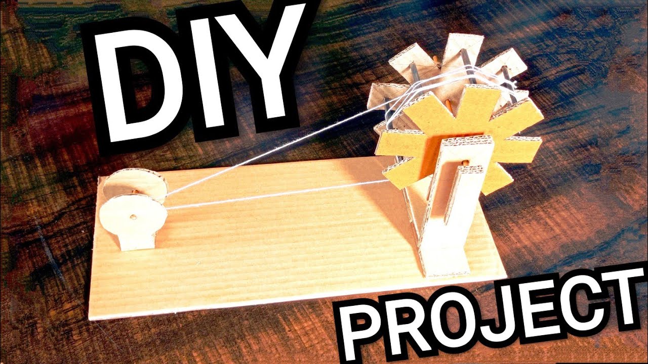 How to make Gandhiji's charkha with cardboard ||charkha making # ...