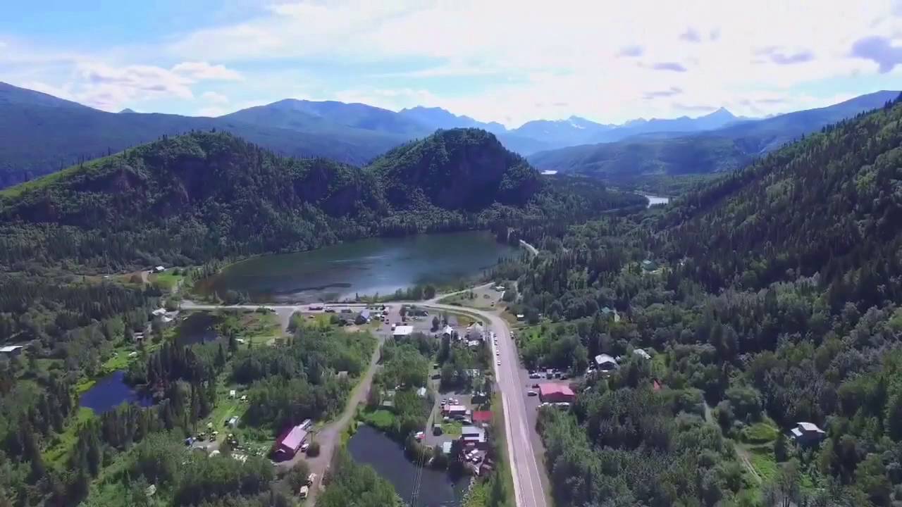 Chitina Alaska from above - YouTube