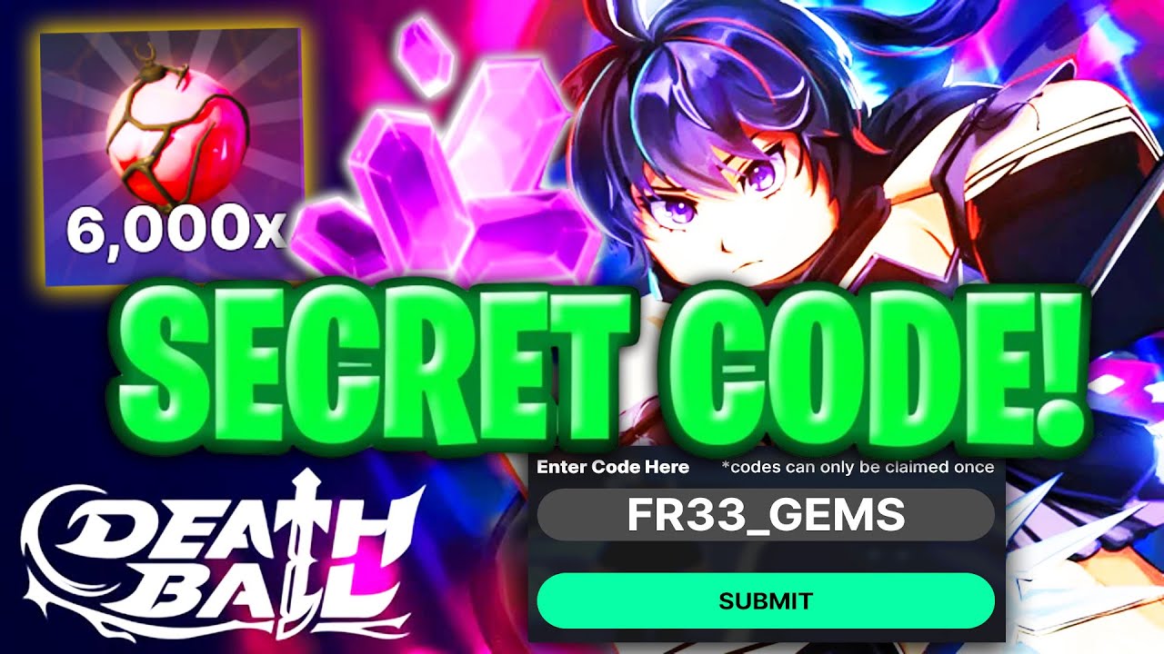 Death Ball UPDATE SECRET GEMS Codes! Roblox - YouTube