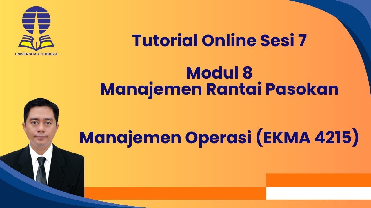 SESI 7 MANAJEMEN OPERASI EKMA 4215 - YouTube