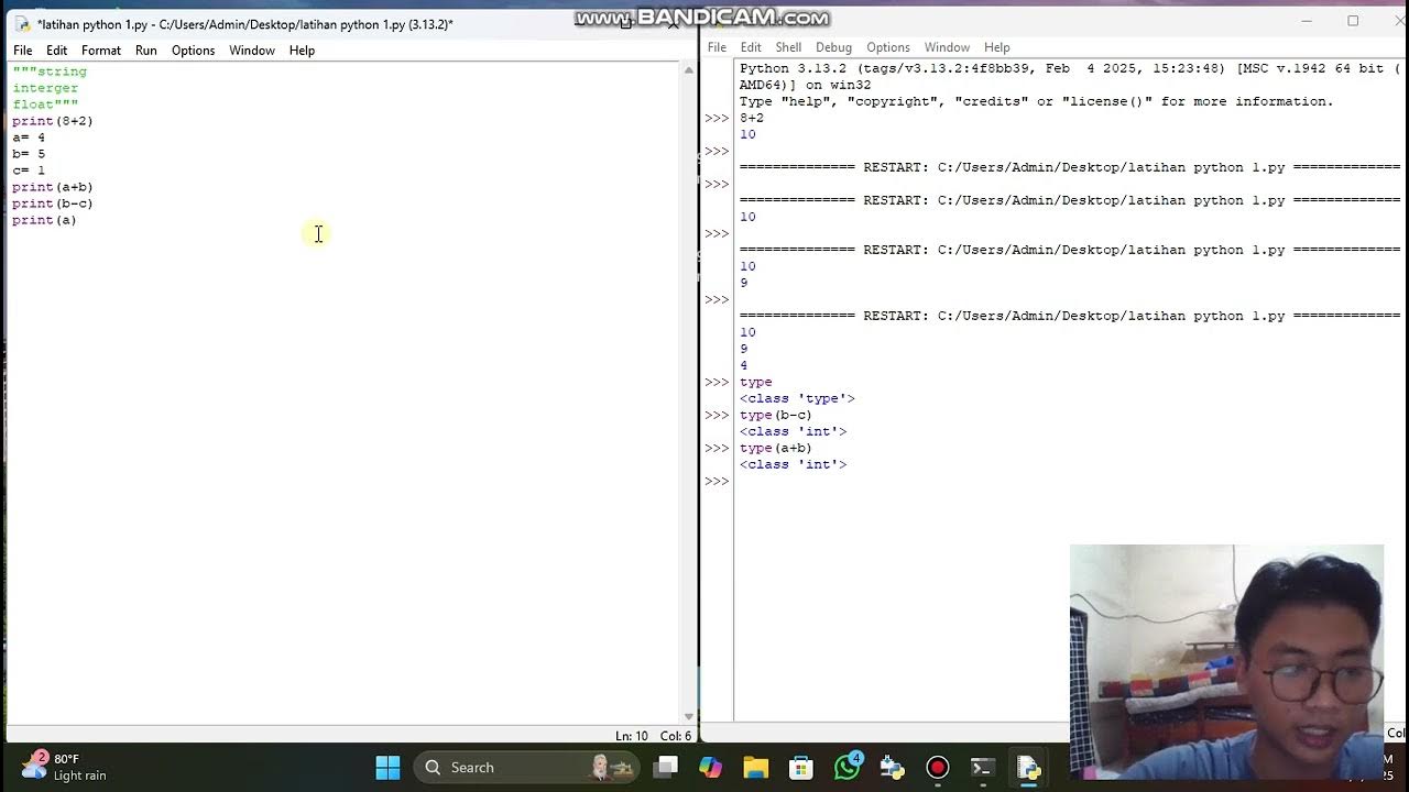 Tugas Latihan Pemrogaman Komputer (PYTHON dasar) - YouTube