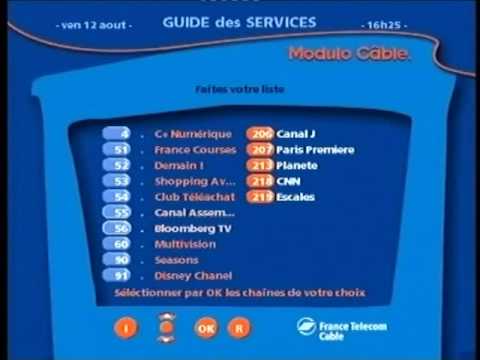Modulo Cable - France Télécom Câble - YouTube