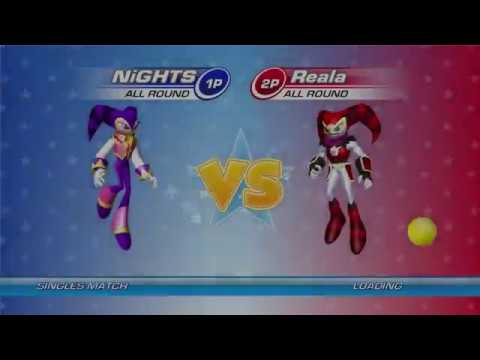 NiGHTS into SEGA Superstars Tennis - YouTube