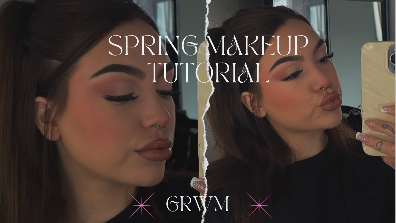 soft glam spring makeup tutorial *easy* - YouTube