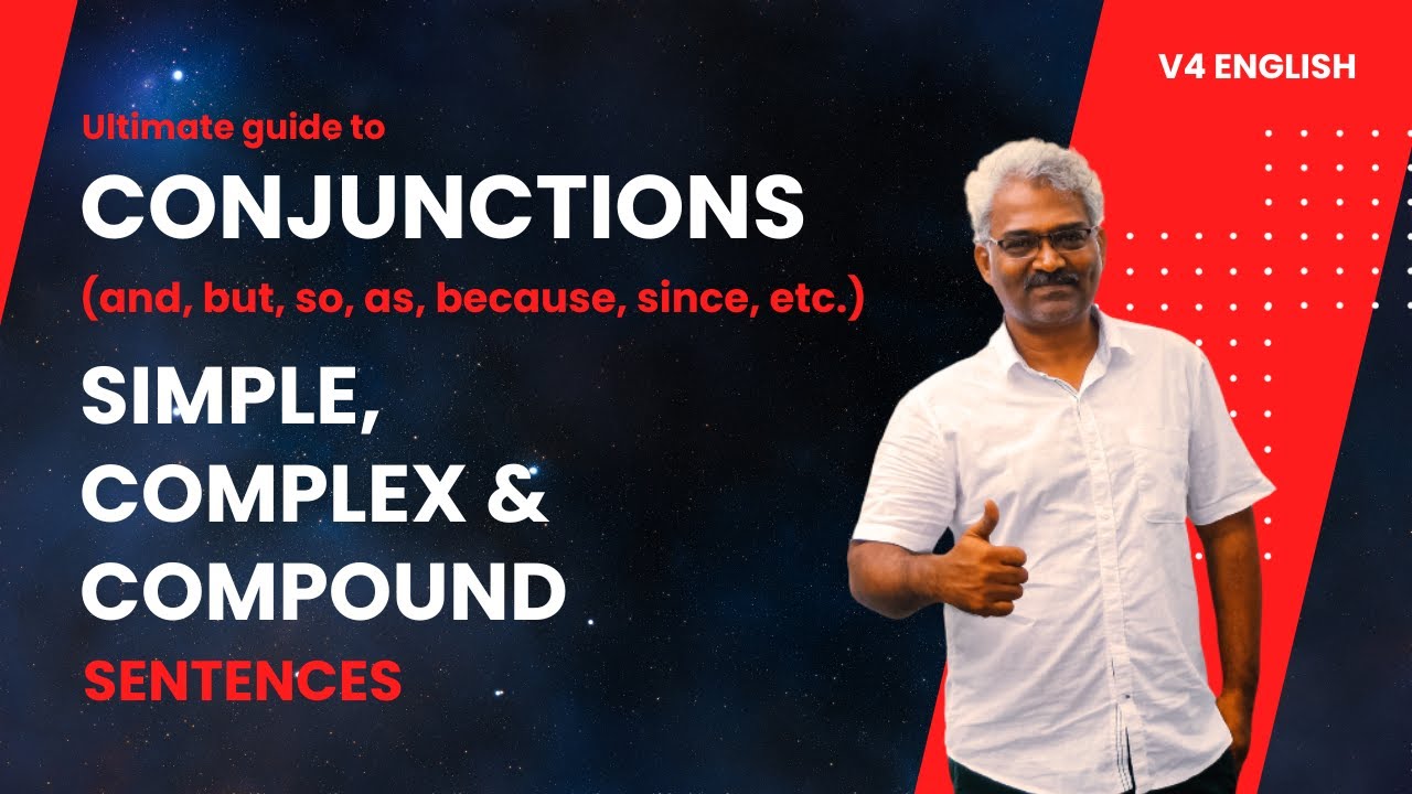 Conjunctions | but, and, so, as, though, etc. | Simple, Complex and ...