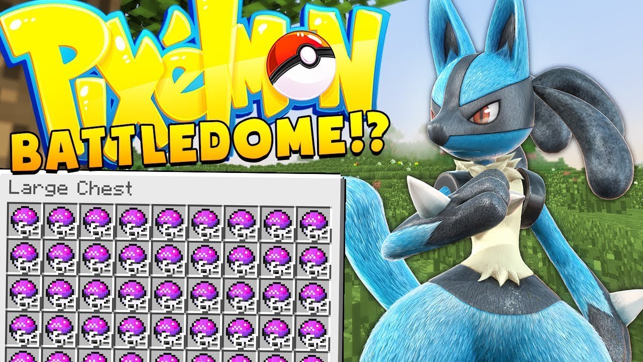 MINECRAFT POKEMON MODDED BATTLEDOME TOURNAMENT MINIGAME - PIXELMON ...