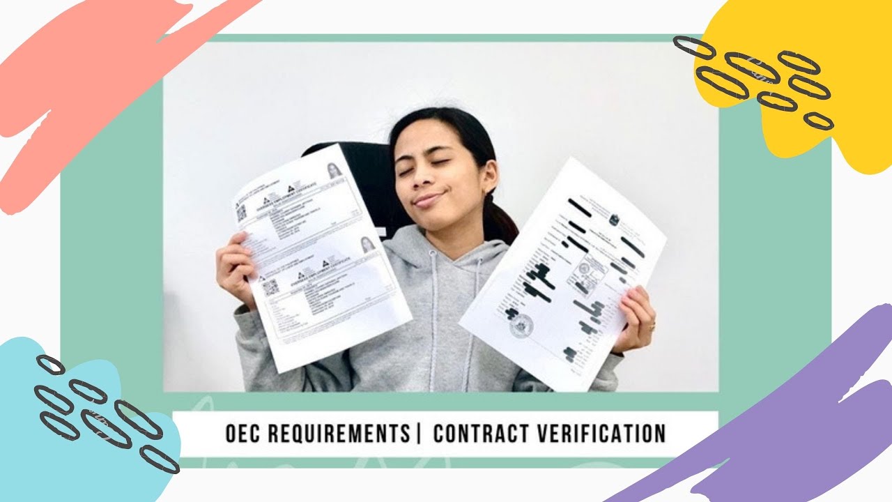 HOW TO APPLY FOR OEC IN DUBAI? | Vlog#9 - YouTube