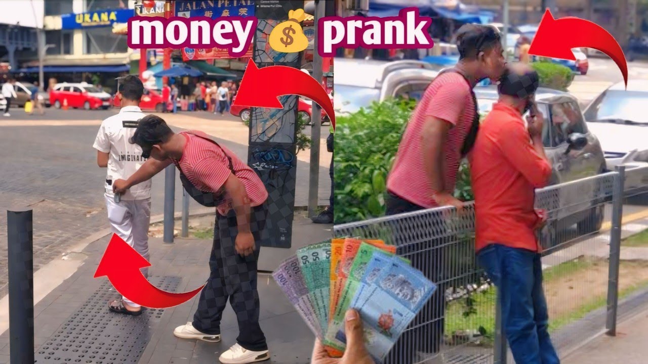 Picking Money Prank 🤑 | Scare prank | Malaysia Prank #funny - YouTube