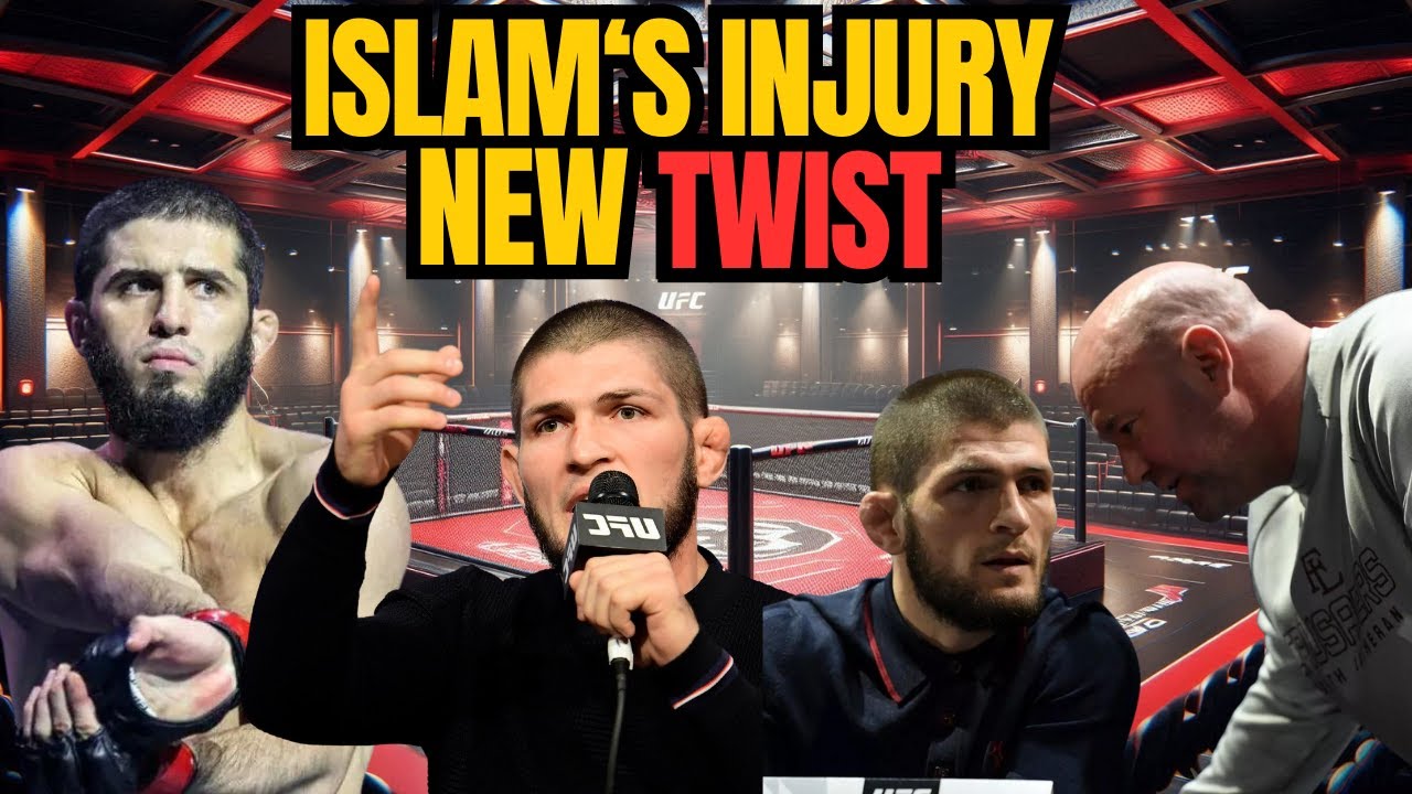 Team Khabib Adds New Twist to Islam Makhachev Injury Narrative - YouTube