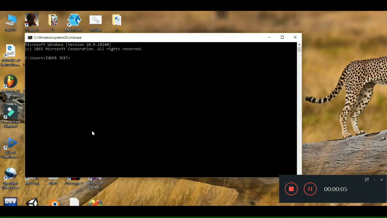How to clear complete screen in DOS - YouTube