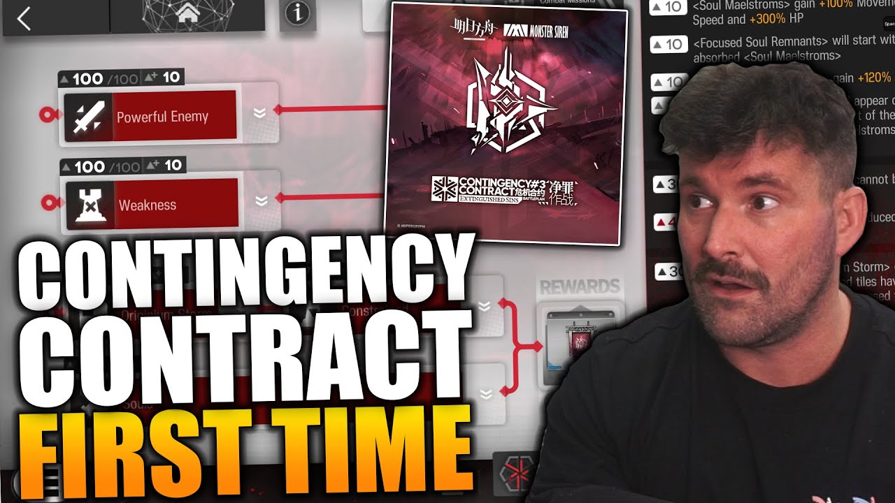 My First Time Playing Contingency Contract In Arknights, Still E1-Time For Pain! - YouTube