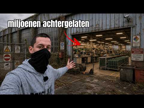 Deze Verlaten Fabriek Werd Nooit Leeggehaald