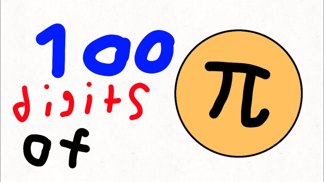 100 digits of pi en flipaclip - YouTube